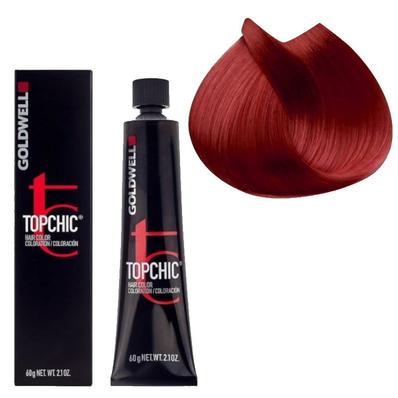 Goldwell Topchic, profesjonalna farba do włosów 7RR MAX 60ml > Goldwell
